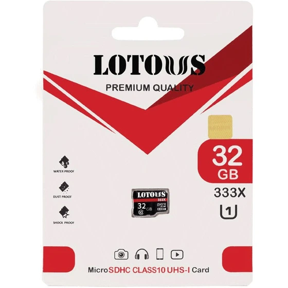 خرید و قیمت میکرو Lotous SD ظرفیت 32 گیگ مدل 333x | ترب