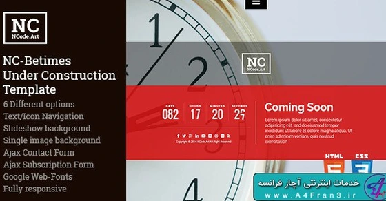 خرید و قیمت دانلود قالب HTML در دست طراحی NC-Betimes | ترب