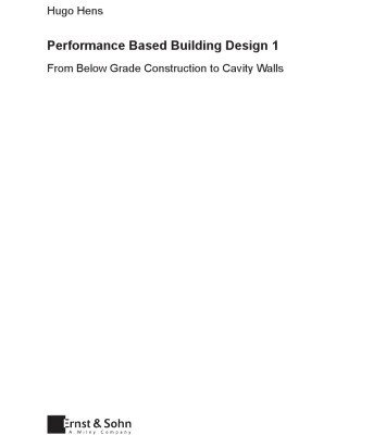 خرید و قیمت دانلود کتاب Performance Based Building Design 1: From Below ...