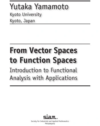 خرید و قیمت دانلود کتاب From vector spaces to function spaces: Introduction to functional ...