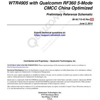 خرید و قیمت دانلود کتاب WTR4905 with Qualcomm RF360 5-Mode CMCC China Optimized Preliminary ...