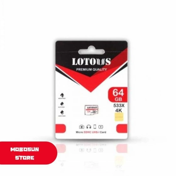 خرید و قیمت کارت حافظه 64 گیگ لوتوس مدل U1 533X | ترب