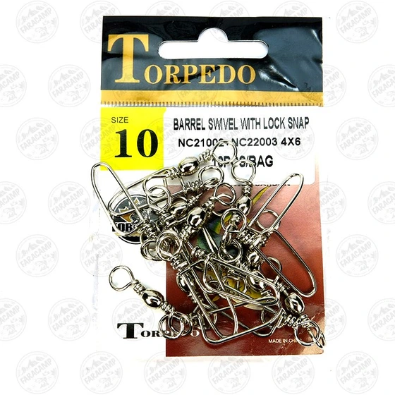 خرید و قیمت هرزگرد ماهیگیری TORPEDO طرح فرانسه سایز۴،بسته۱۰عددی ...