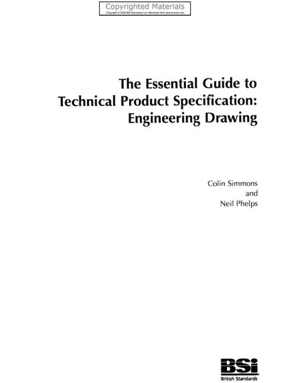 خرید و قیمت کتاب Essential Guide to Technical Product Specification ...