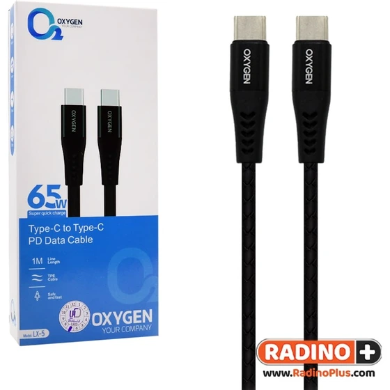 خرید و قیمت کابل تایپ سی اکسیژن مدل Oxygen LX-5 | ترب