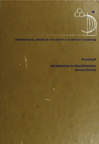 خرید و قیمت دانلود کتاب Introduction to Geochemistry 2nd | ترب