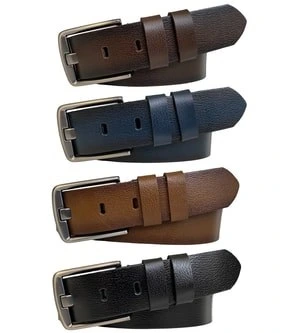 خرید و قیمت GoDeri 100% چرم اصل، زبان پهن دودی افسانه ای. ست 4 تسمه ...