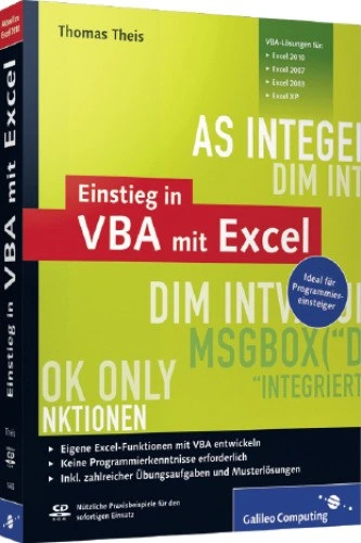 خرید و قیمت دانلود کتاب Einstieg In Vba Mit Excel Für Microsoft Excel 2002 Bis 2010 2010 ا کتاب