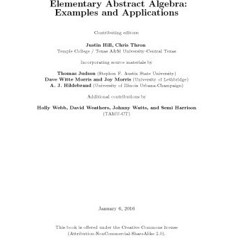 خرید و قیمت دانلود کتاب Elementary abstract algebra: examples and ...