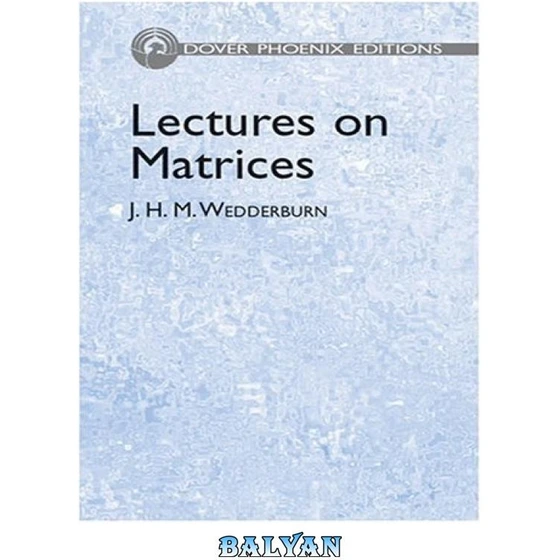 خرید و قیمت دانلود کتاب Lectures on matrices | ترب