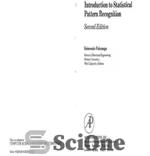 خرید و قیمت دانلود کتاب Introduction To Statistical Pattern Recognition - مقدمه ای برای تشخیص ...
