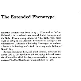 خرید و قیمت دانلود کتاب The extended phenotype: the gene as the unit of selection First Edition ...