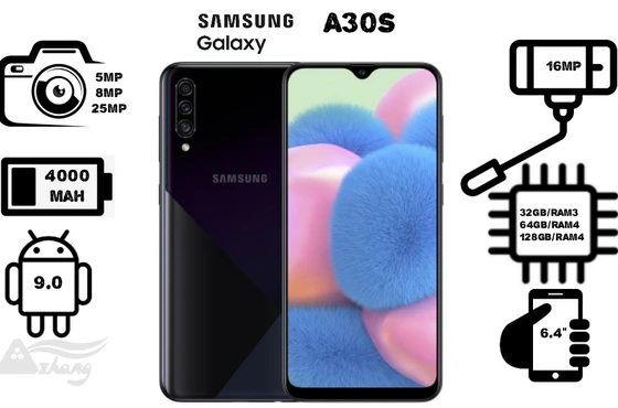 خرید و قیمت گوشی موبایل سامسونگ مدل Galaxy A30s SM-A307FN/DS دو سیم ...