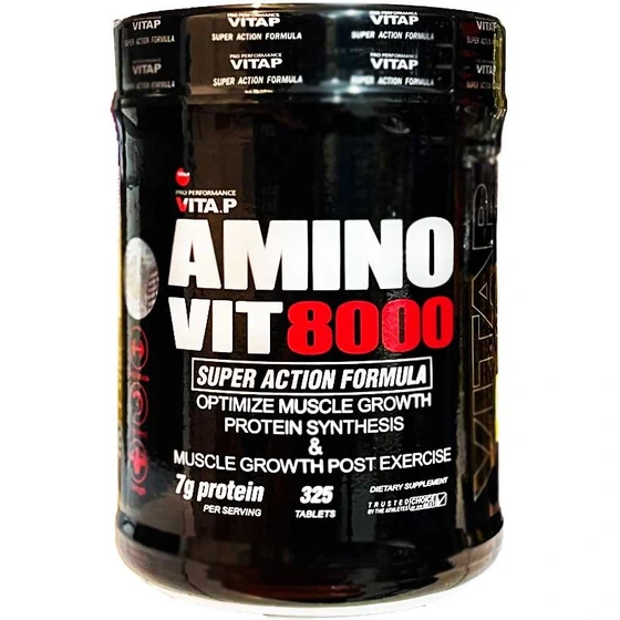 خرید و قیمت قرص آمینو ویت 8000 ویتاپیVitap Amino Vit 8000 Super Action ...