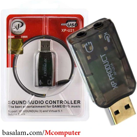 خرید و قیمت کارت صدا اکسترنال ایکس پی XP-U21 | ترب