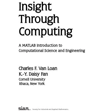 خرید و قیمت دانلود کتاب Insight Through Computing. A MatLab Introduction to Computational ...