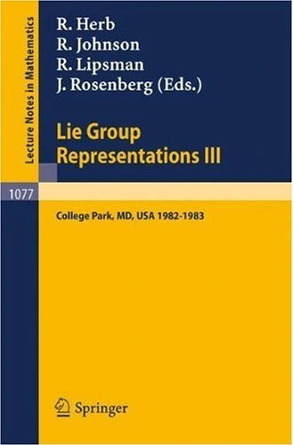خرید و قیمت دانلود کتاب Lie Group Representations III ویرایش 1 | ترب