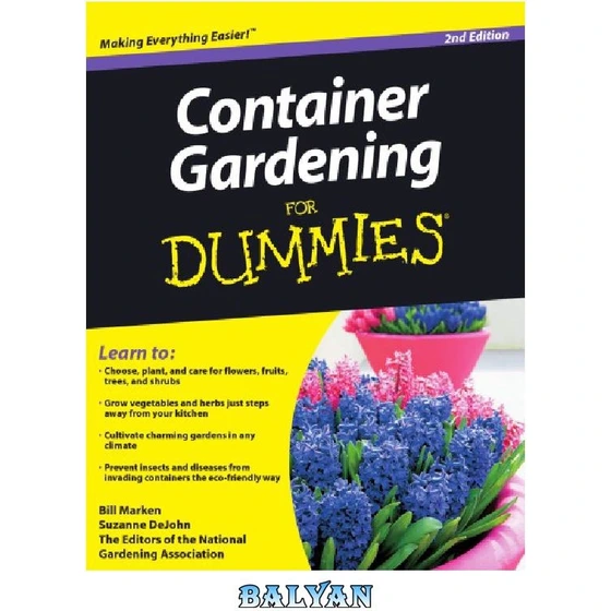 خرید و قیمت دانلود کتاب Container Gardening For Dummies | ترب