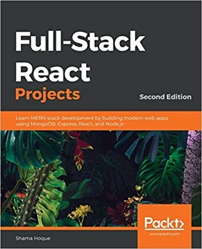 خرید و قیمت جلد سخت رنگیکتاب Full Stack React Projects Learn Mern Stack Development By