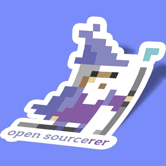 خرید و قیمت استیکر open sourcerer | ترب