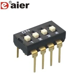 خرید و قیمت دیپ سوئیچ 4 تایی - طرح نظامی - DAIER DI-R04 | ترب