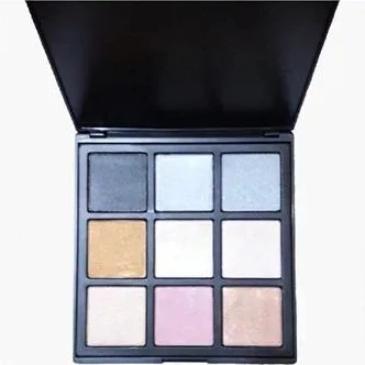 خرید و قیمت پالت هایلایتر پودری 9 رنگ Huda Beauty code A | ترب