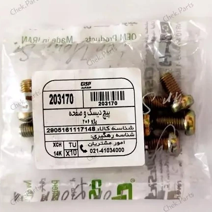 خرید و قیمت پیچ دیسک و صفحه پژو 206 و 207 GISP (10عددی) | ترب