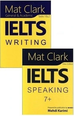 خرید و قیمت مجموعه دو جلدی کتاب مت کلارک آیلتس Mat Clark IELTS Writing ...