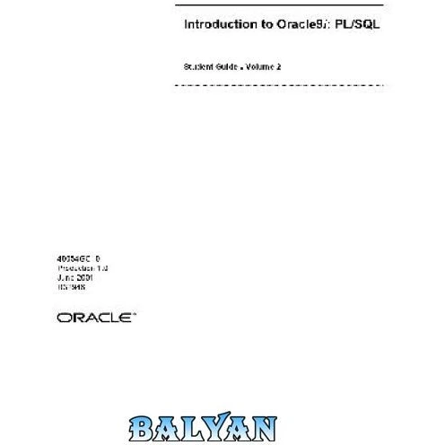 خرید و قیمت دانلود کتاب Introduction to Oracle 9i - PL SQL | ترب