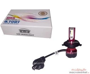 خرید و قیمت لامپ هدلایت موتورسیکلت و خودرو B.TOBY مدل دو رنگ CSB سوکت H4 سه خار | ترب