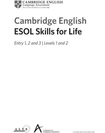خرید و قیمت دانلود کتاب Cambridge English. Certificates in ESOL Skills ...