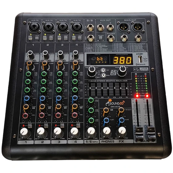 خرید و قیمت میکسر صدا ساندکو مدل Soundco Audio mixer DM3806 | ترب