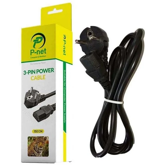 خرید و قیمت کابل برق لپ تاپ PNET 1.5M BOX | ترب