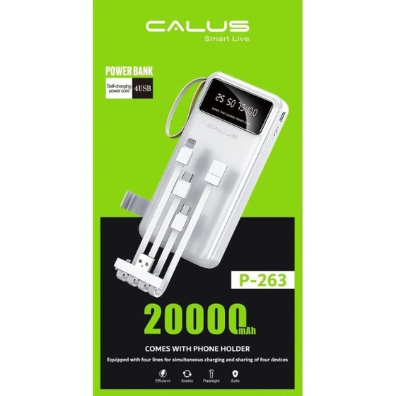 خرید و قیمت پاوربانک CALUS ظرفیت 20000 فست شارژ مدل P263 | ترب