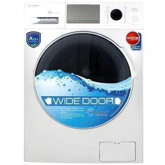 خرید و قیمت ماشین لباسشویی پاکشوما 8 کیلویی مدل WFI 84437 سفید | ترب