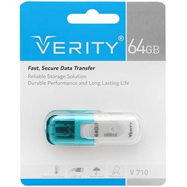 خرید و قیمت خرید فلش مموری 64 گیگابایت وریتی مدل Verity V710 USB3 | ترب