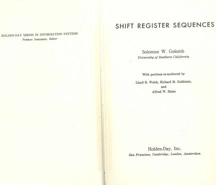 خرید و قیمت دانلود کتاب Shift Register Sequences: Secure and Limited-Access Code Generators ...