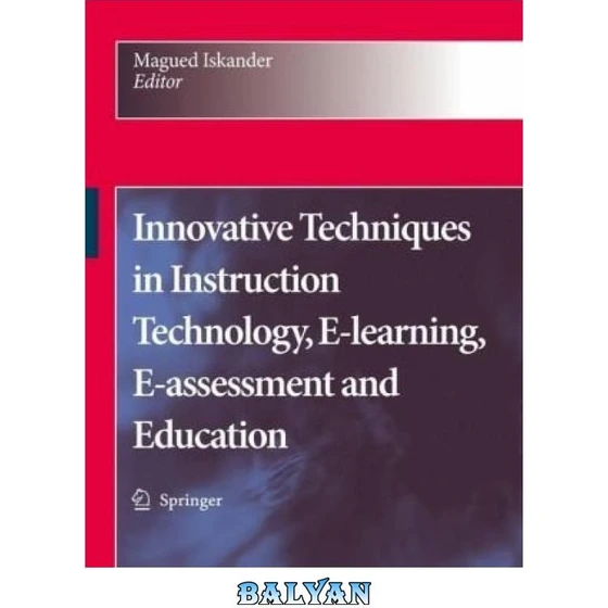 خرید و قیمت دانلود کتاب Innovative Techniques in Instruction Technology, E-learning, E ...