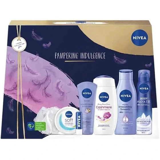 خرید و قیمت ست هدیه محصولات آلمانی نیوآ Nivea Pampering Set شش محصول ...