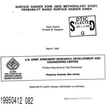 خرید و قیمت دانلود کتاب Surface danger zone (SDZ) methodology study ...