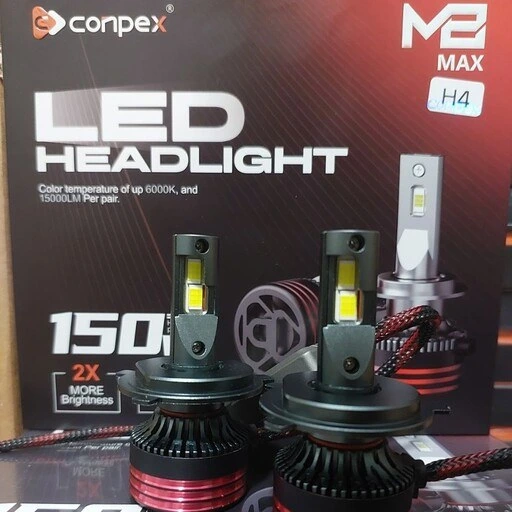 خرید و قیمت هدلایت M8 Max conpex H7 نور عالی 75 وات برند کانپکس چیپ csp | ترب