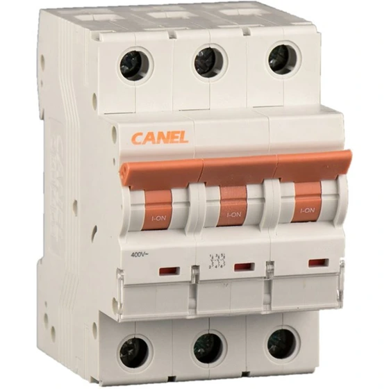 خرید و قیمت کلید مینیاتوری 40 آمپر سه پل AC کانل کد B40-10KA-3P | ترب