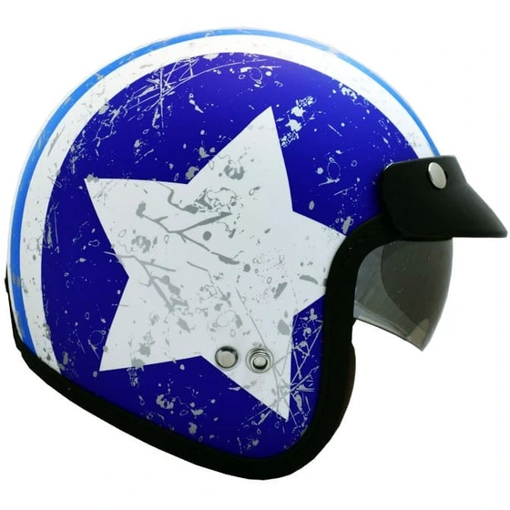 خرید و قیمت کلاه کاسکت وسپایی راپیدو مدل 859-STARBLU | ترب