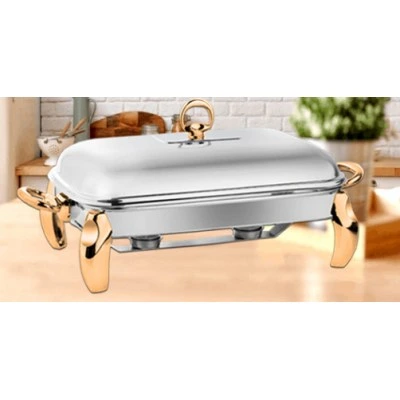 خرید و قیمت سوفله مستطیل کوچک پافیلی طلایی یونیک مدل UN3106 | ترب