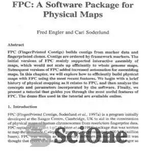 خرید و قیمت دانلود کتاب FPC: A Software Package for Physical Maps - FPC ...