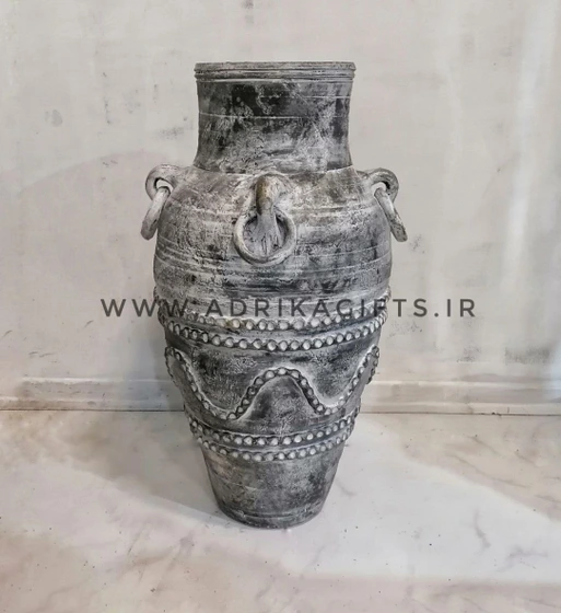 خرید و قیمت کوزه یا خمره سفالی پتینه کاری بزگ ارتفاع 95 سانت ترب