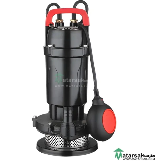 خرید و قیمت پمپ کف کش 1.5 اسب 2.5 اینچ 15 متری فلوتردار تک فاز فنسی QDX 15-15-1.1F | ترب