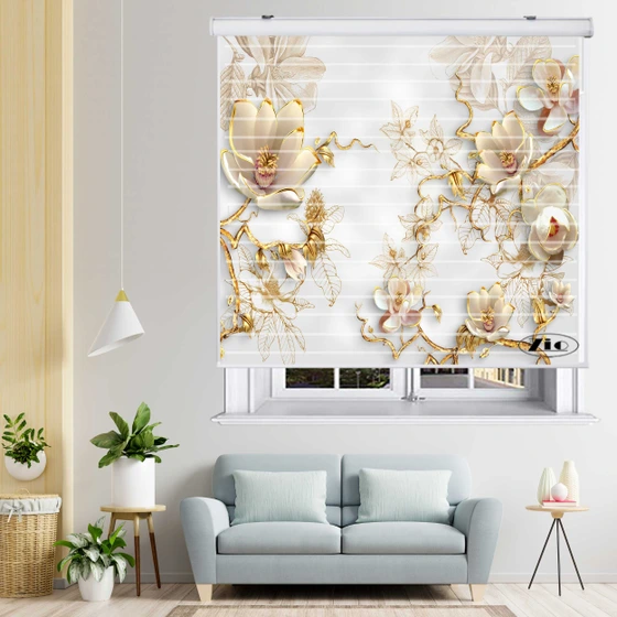 خرید و قیمت پرده زبرا مدل سیلوئت 3D1024 | ترب