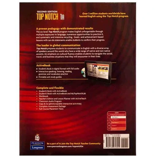خرید و قیمت کتاب Top Notch 3rd 1B اثر Joan Saslow and Allen Ascher انتشارات Pearson | ترب