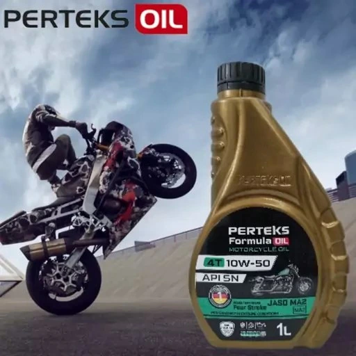 خرید و قیمت روغن موتورسیکلت پرتکس 10W50 SN جاسو MA2 یک لیتر | ترب